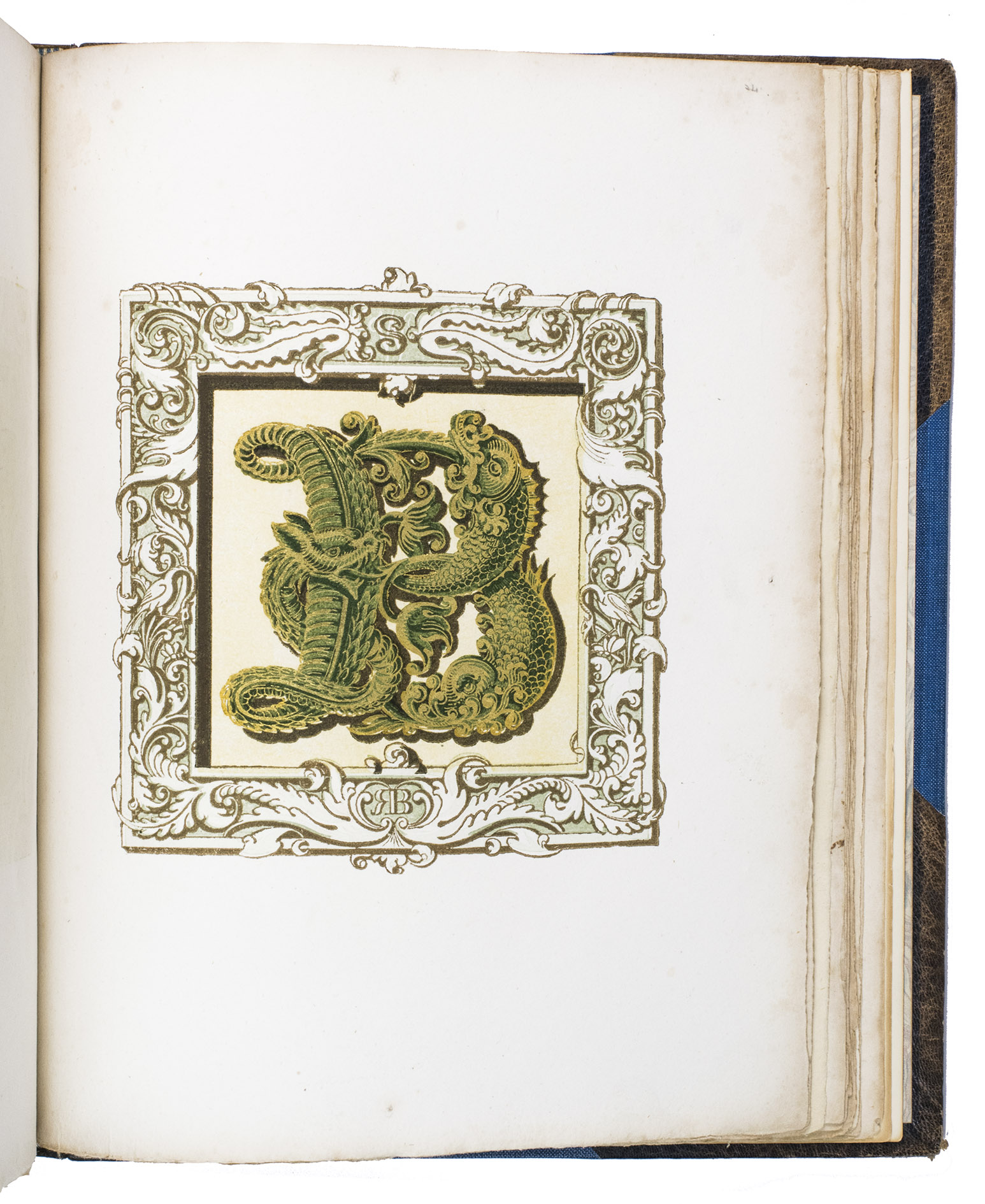 Pioneering work on colour printing, first and only edition, signed by ...