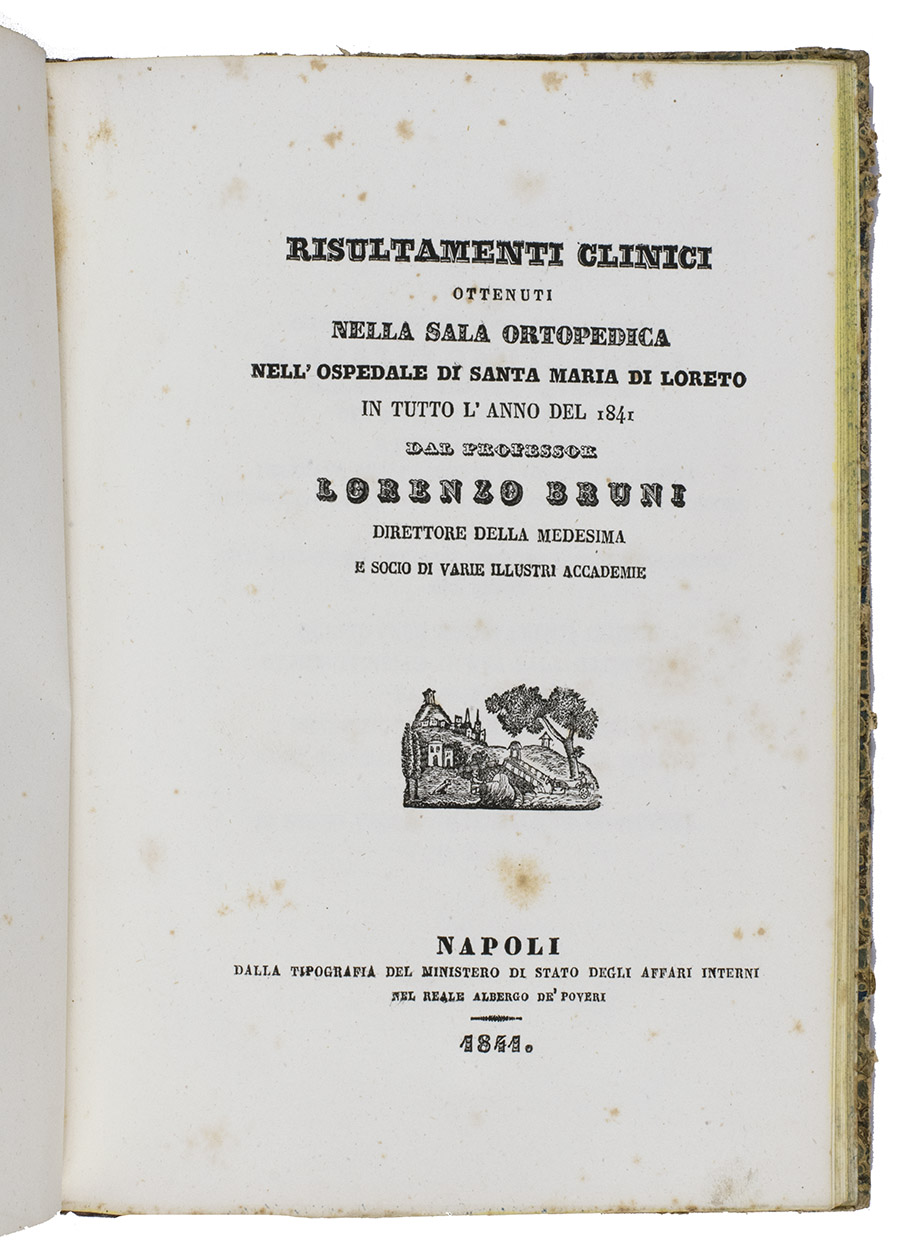 Five rare works by the Italian orthopaedist Lorenzo Bruni (1804-1848 ...